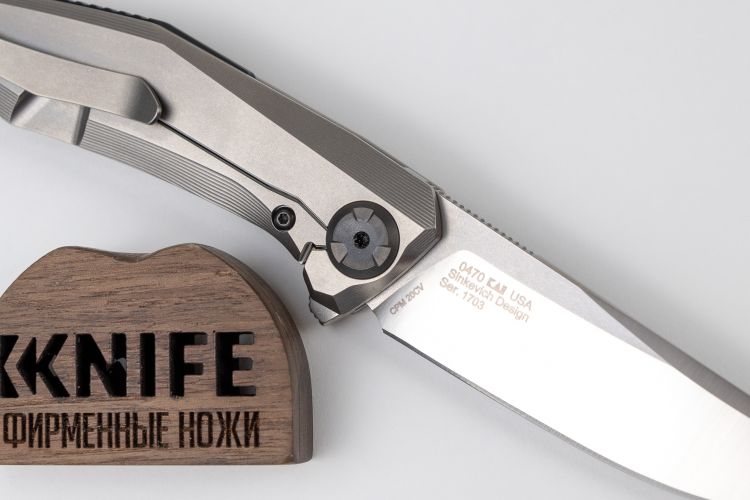 Купить нож "Sinkevichs Design 470 KVT" Crucible CPM 20CV titanium 0470 ...